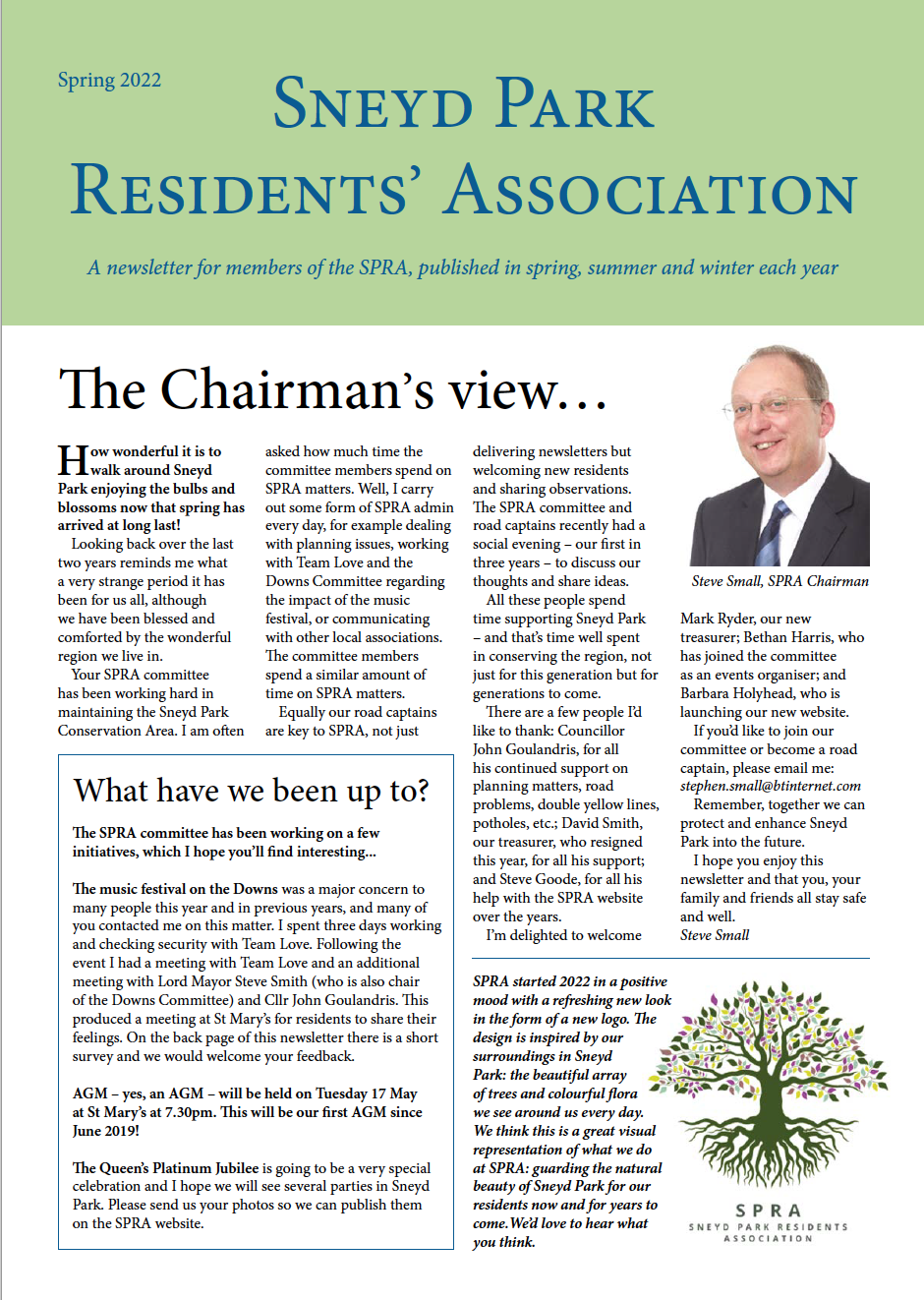 SPRA Newsletter – SPRA – Sneyd Park Residents Association